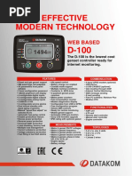 Genset Controller DATAKOM-D500 MK2 DATA Sheet | PDF | Mains Electricity ...