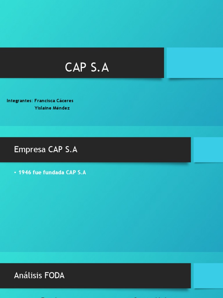 Cap S.A | PDF | Business | Minería