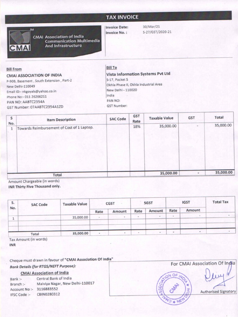 Vista Information Systems PVT LTD | PDF