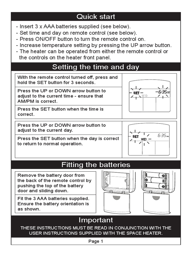 Braemar 3 | PDF | Remote Control | Manufactured Goods