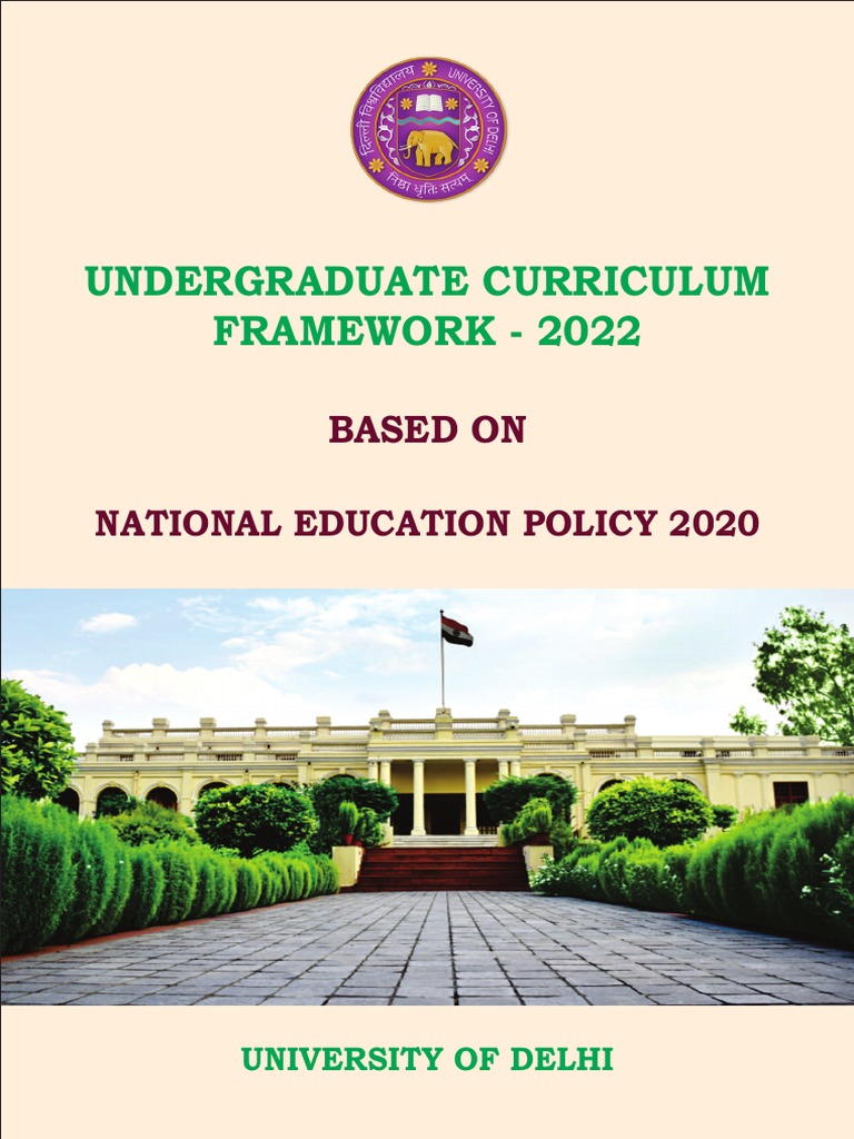 UGCF Booklet Recd On 3 March, 2022 | PDF | Bachelor's Degree | Academic ...