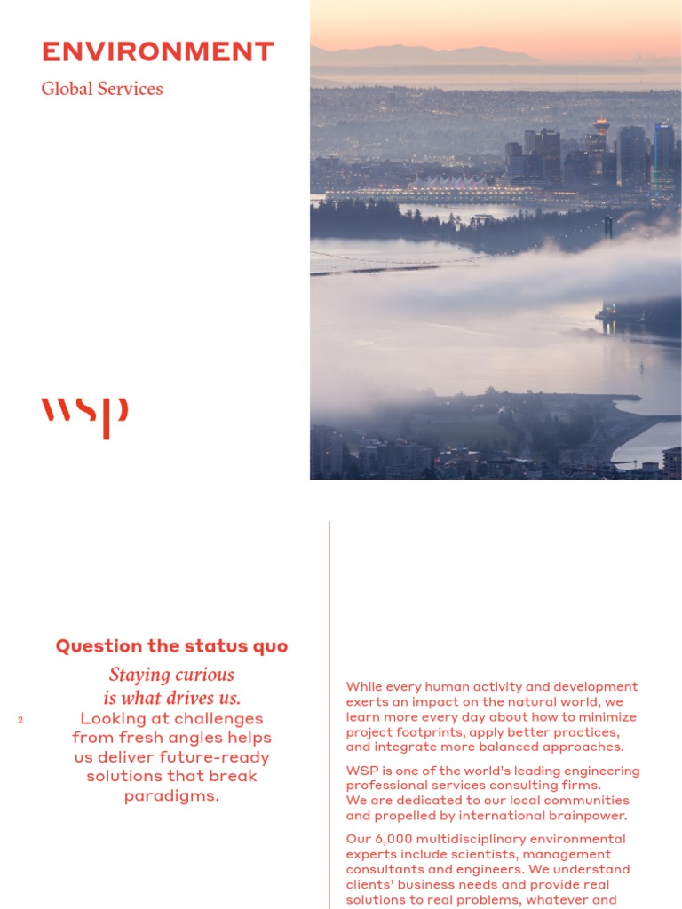 WSP Global Environment | PDF | Sustainability | Air Pollution