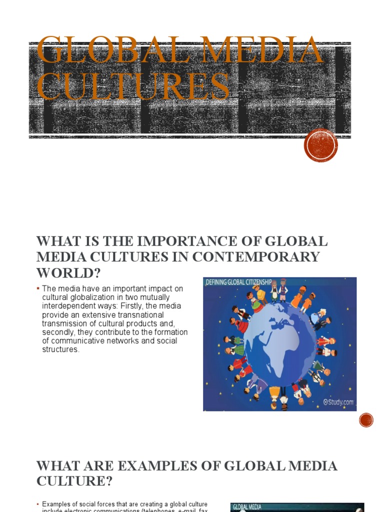 Global Media Cultures in Today's World | PDF | Mass Media | Popular ...