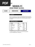 Shell Chemicals NEODOL Brochure | PDF | Carbon Dioxide | Surfactant