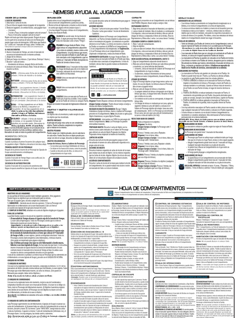Guía de Juego: Nemesis y Ruleta | PDF | Munición