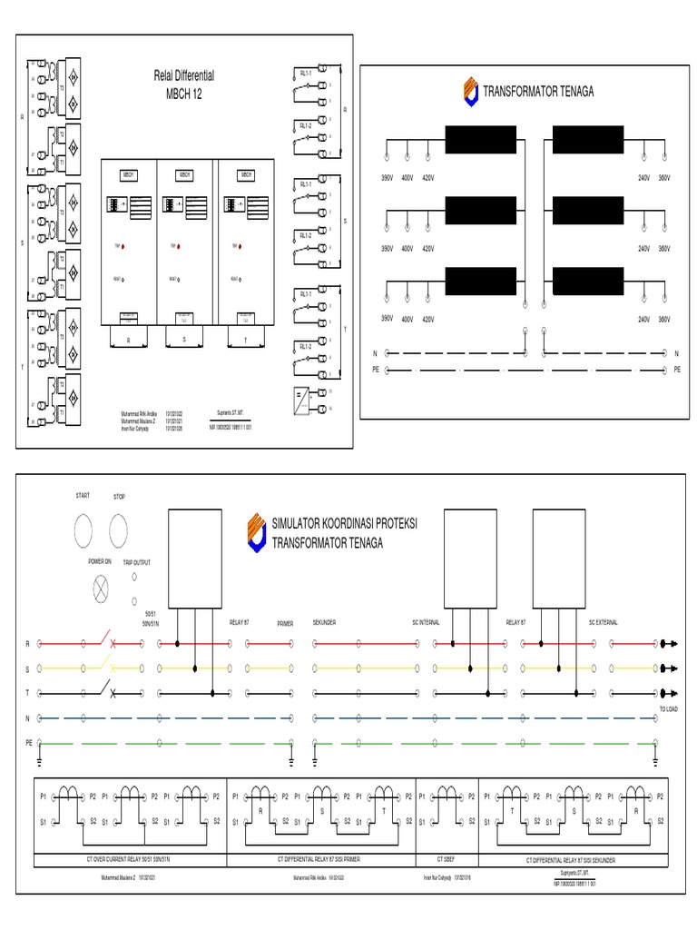 Rangkaian TRAFO Skala 1-1-Model | PDF