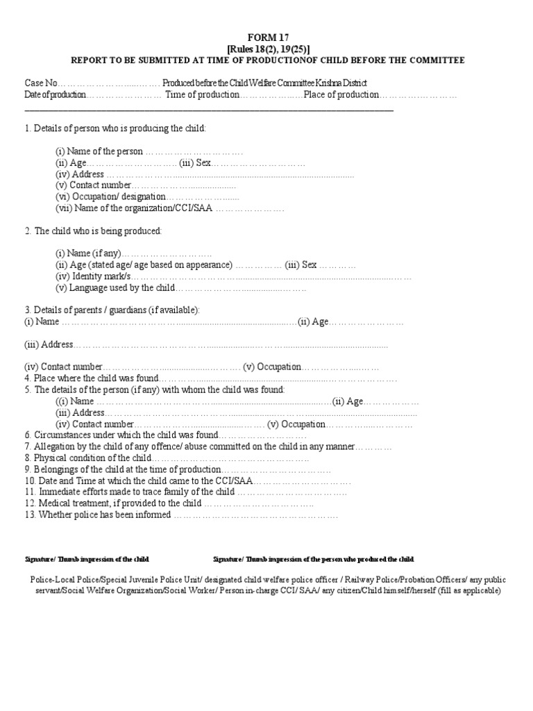 Form 17 | PDF | Misconduct | Social Institutions