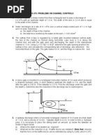 Open Channel Problems | PDF | Mechanics | Chemistry
