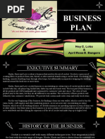 Handmade Business Plan for "Creative" | PDF | Goal | Pro Forma