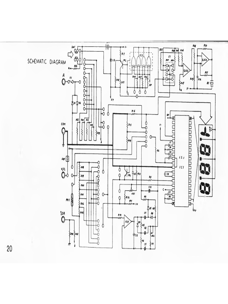 Metex 3800 Multimeter | PDF