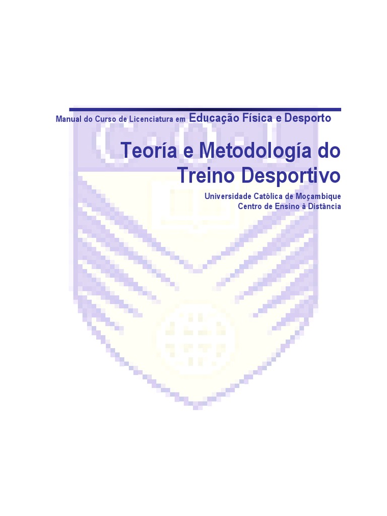 Modulo de Teoria e Metodologia Do Treino Desportivo | Download grátis ...