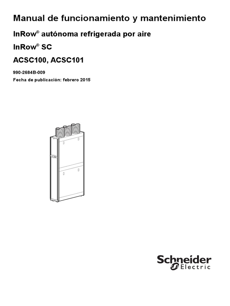 Aire de Presicion Apc Modelo Acsc100 | PDF | Contraseña | Pantalla de ...