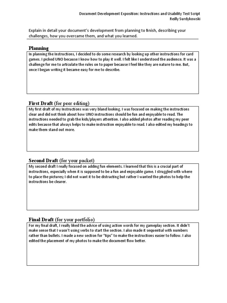 Instructions and Usability Test Script Dde-Rsurdyk | PDF