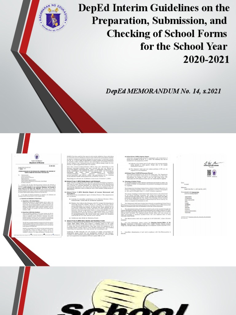 DepEd Memorandum No. 014, S. 2021 | PDF | Learning