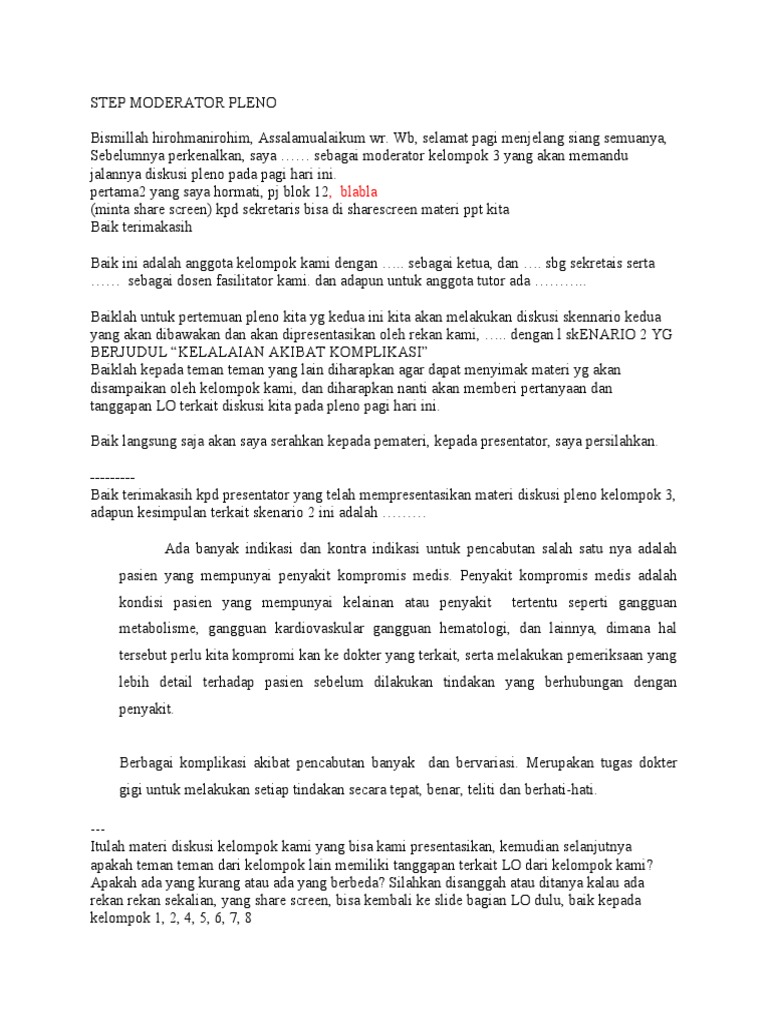 Step Moderator Pleno | PDF