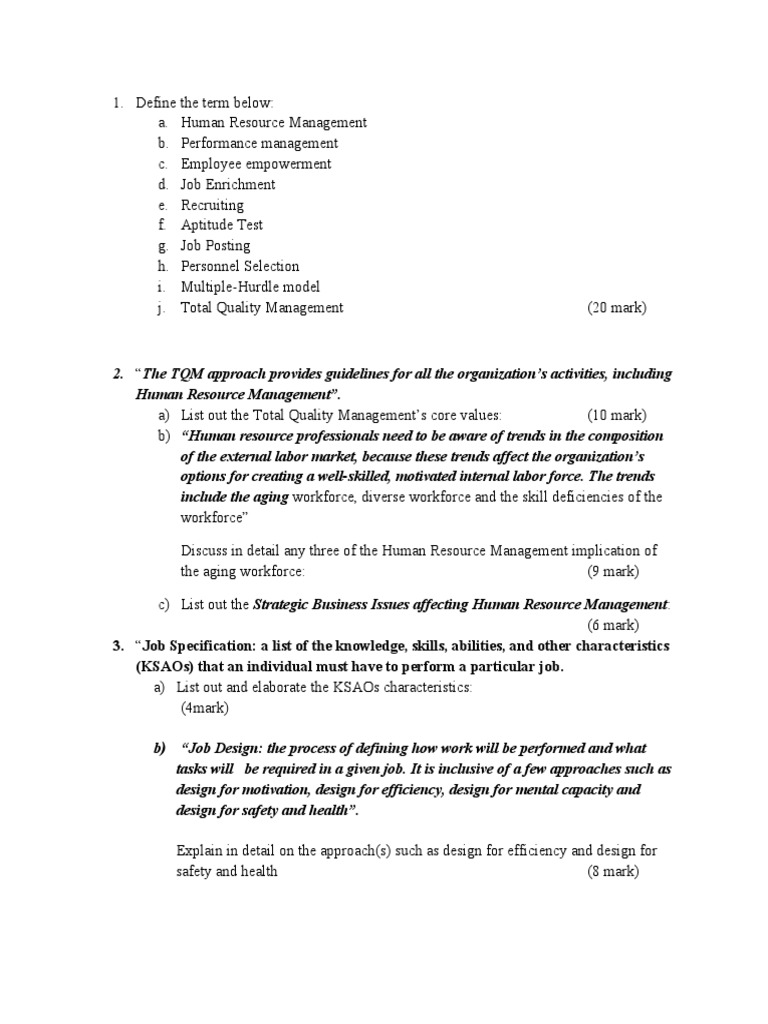 Final Paper | PDF | Employment | Human Resources