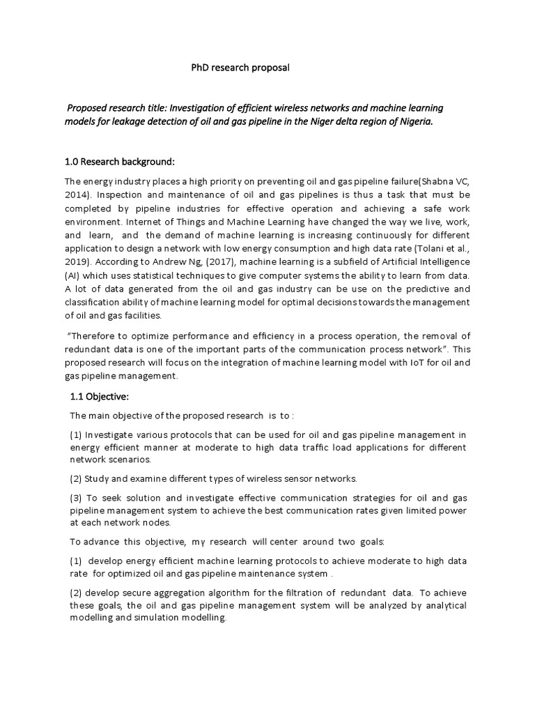 PTDF Research Proposal RGU | PDF | Machine Learning | Internet Of Things