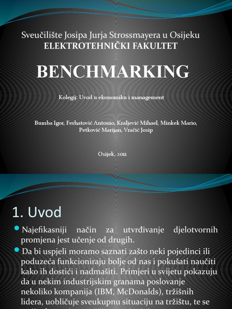 Bench Marking | PDF