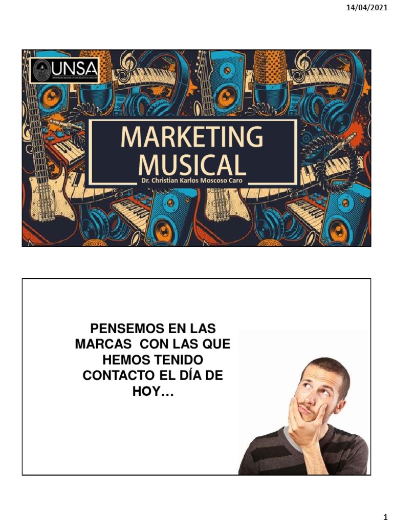 MARKETING MUSICAL 001 - Introducción | PDF | Marketing | Producto (Negocio)