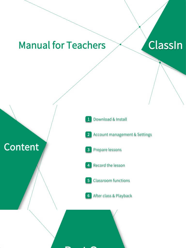 ClassIn User Manual For Teachers | PDF | Microsoft Windows | Computing