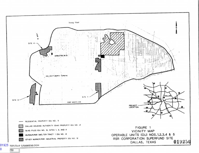 EPA Map of RSR Lead Smelter Site | PDF | Metals | Smelting