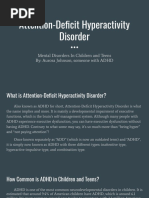 Sample ADHD Worksheets | PDF | Attention Deficit Hyperactivity Disorder ...