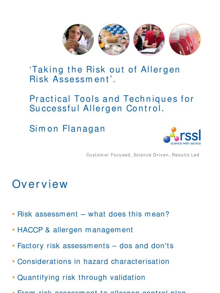 Allergen Risk Assessment and Control Guide | PDF | Risk Assessment | Risk