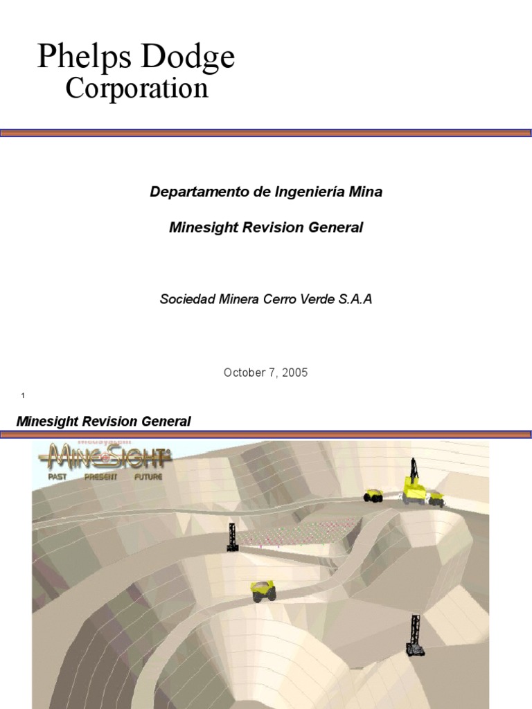 Minesight: Software 3D para Minería | PDF | Minería