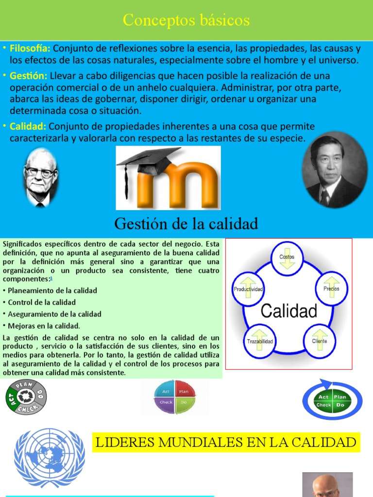 s2 1 Filosofias de Calidad | PDF | Calidad (comercial) | Business