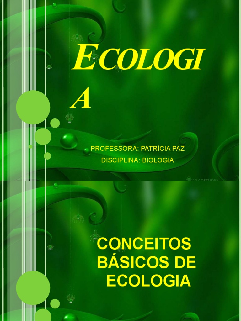 Conceitos Fundamentais de Ecologia | PDF | Ecossistema | Ecologia