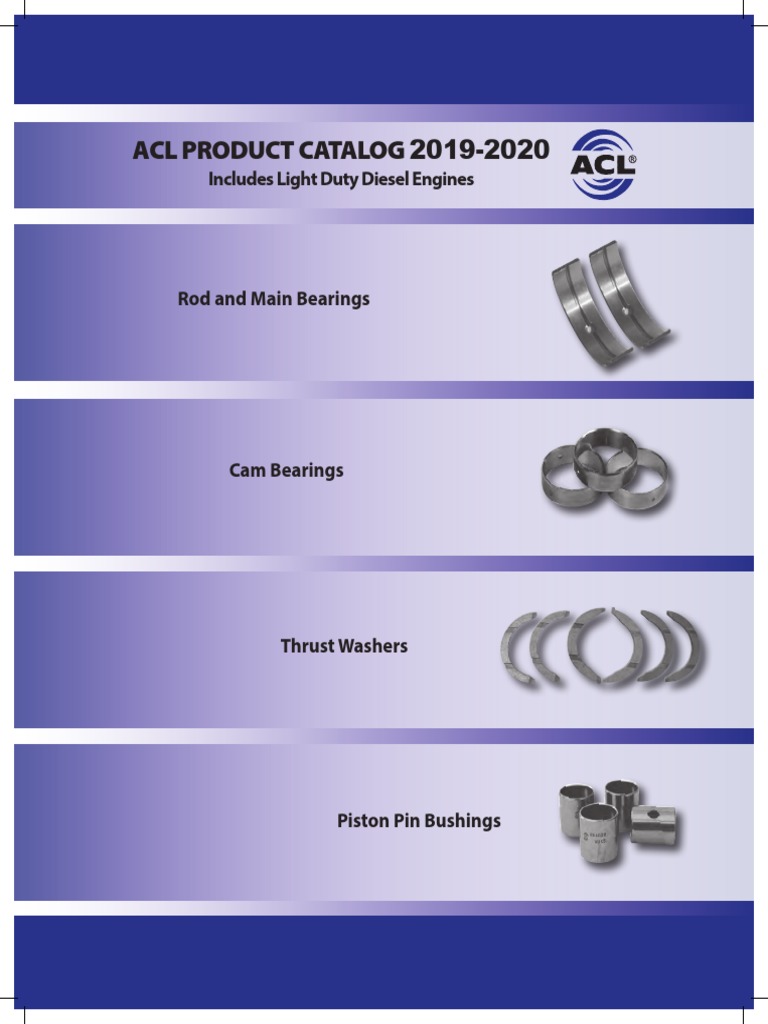 Acl Us Catalog 2020 | PDF | Bearing (Mechanical) | Wear