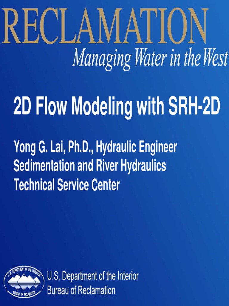 SRH2D v2 Training Dec2007 Taiwan | PDF | Fluid Dynamics | Flood