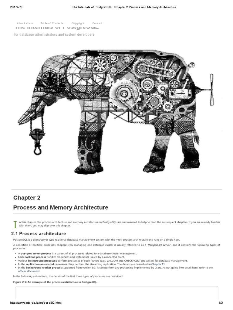 The Internals of PostgreSQL - Chapter 2 Process and Memory Architecture ...