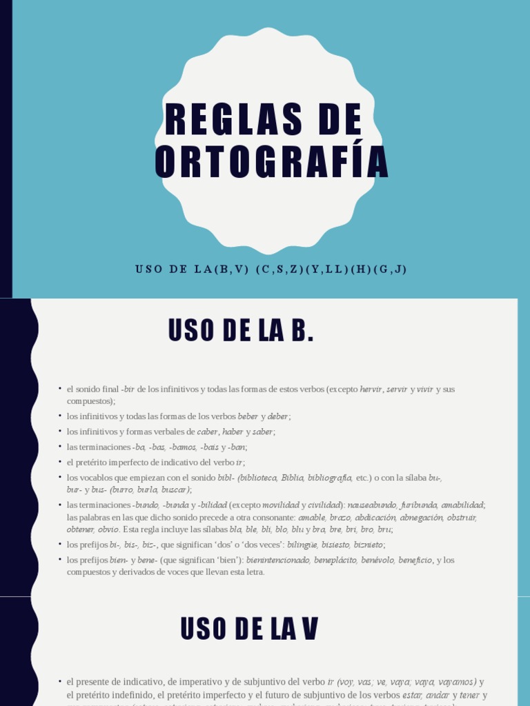 Reglas de Ortografía | PDF | Tipología Lingüística | Lingüística