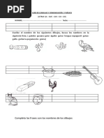 Guía Consonante G - Ge, Gi, Gue, Gui | PDF | Vocal | Escritura