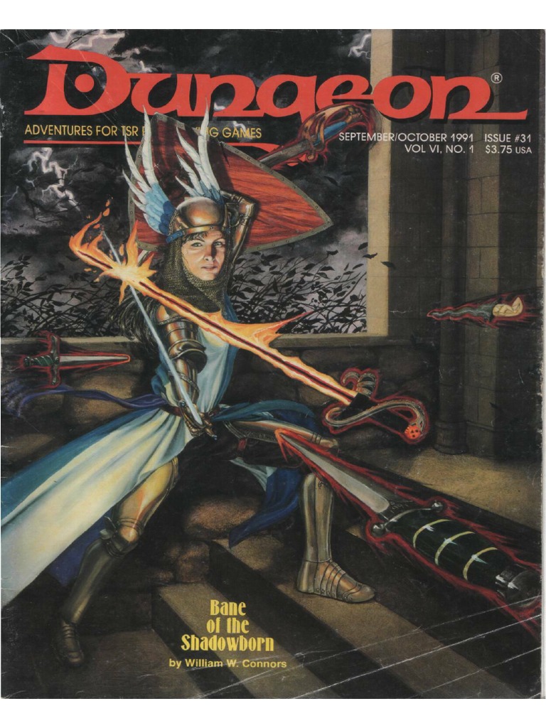 Dungeon Magazine #031 Bane of The Shadowborn | PDF