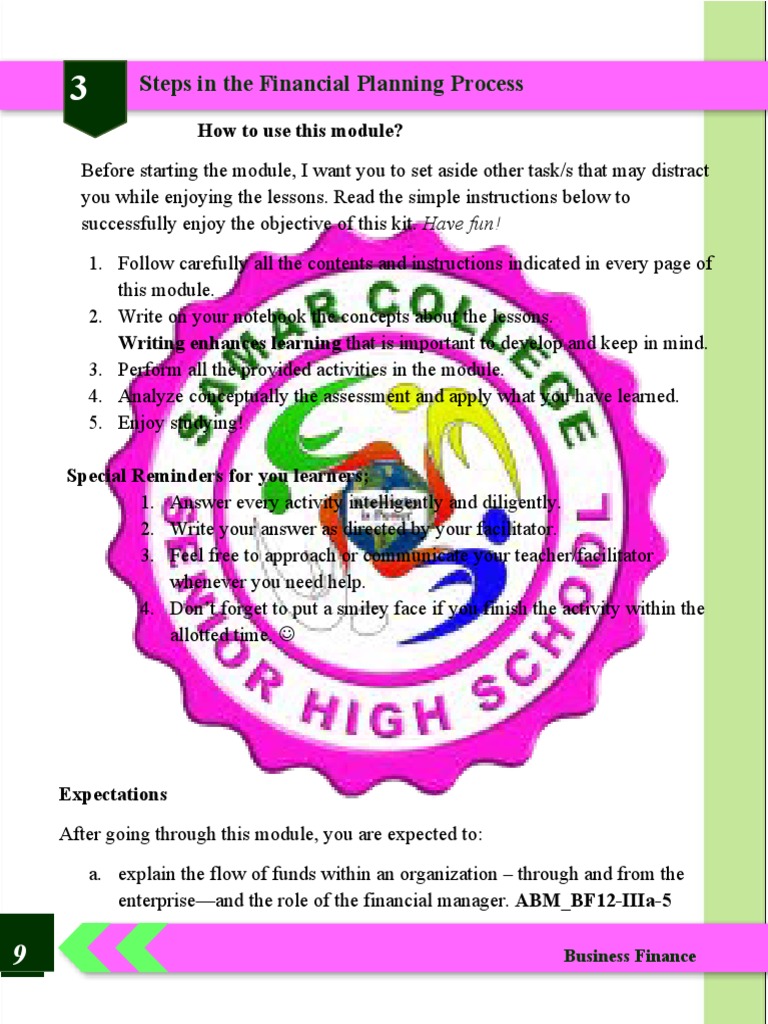 Business Finance Quarter 3 Module 3-4 | PDF | Equity (Finance ...