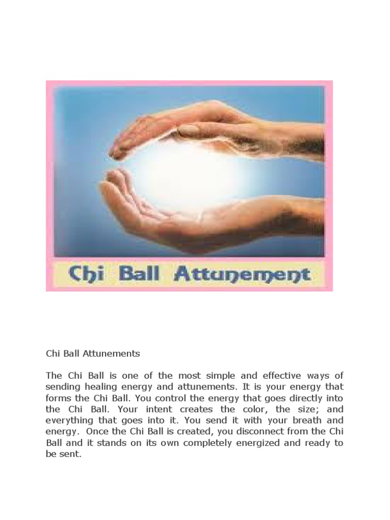 Chi Ball Attunement | PDF | Spirituality