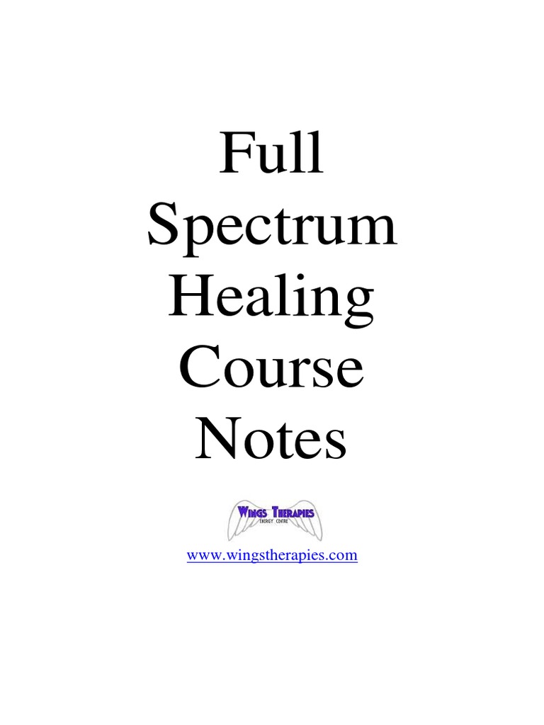 Full Spectrum Healing | PDF