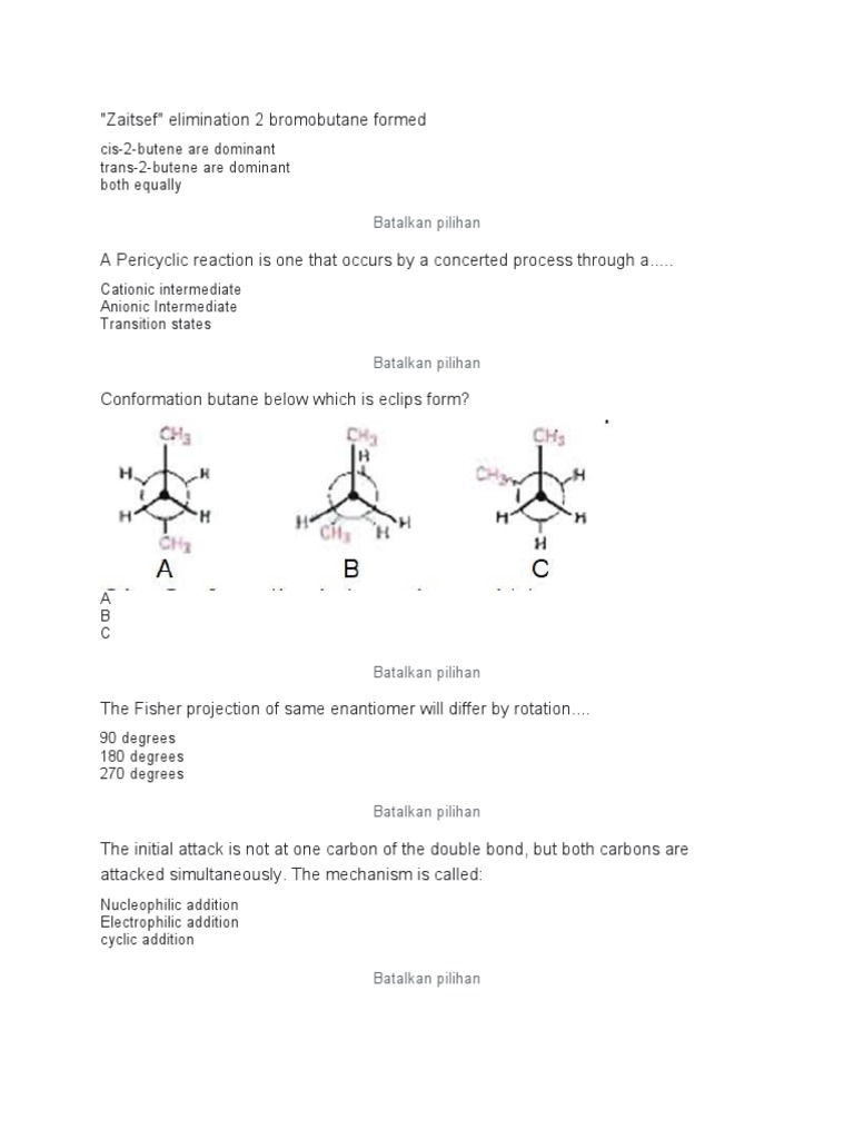 Cis-2-Butene Are Dominant Trans-2-Butene Are Dominant Both Equally ...