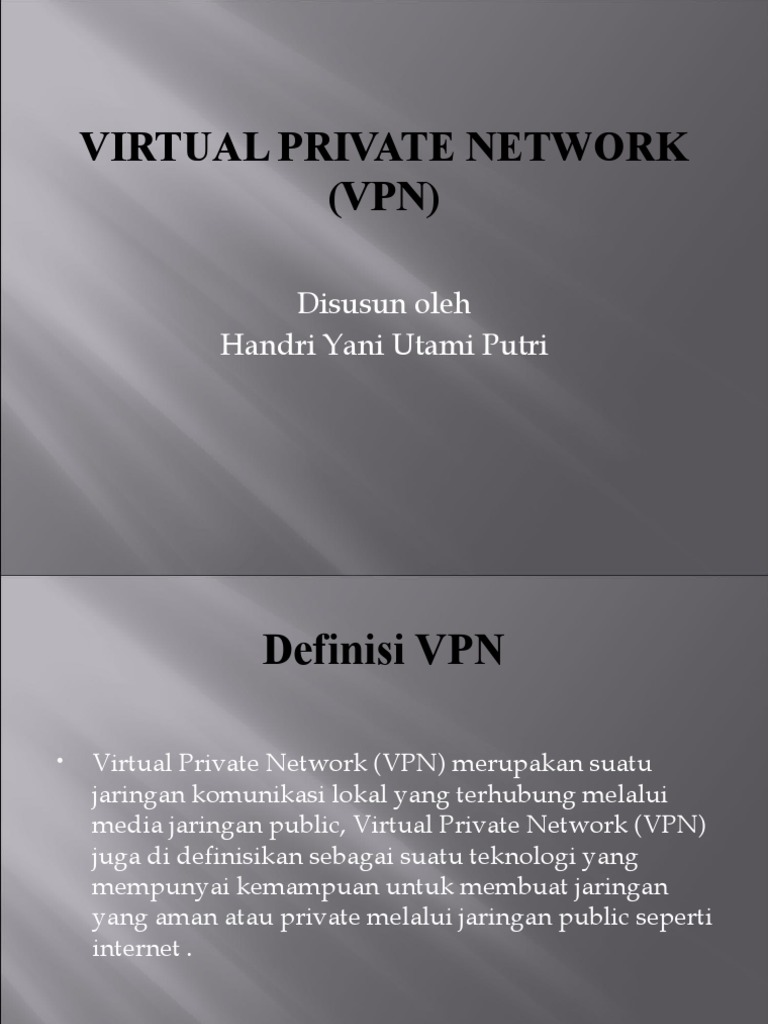 VPN Server Handri | PDF | Teknologi & Rekayasa