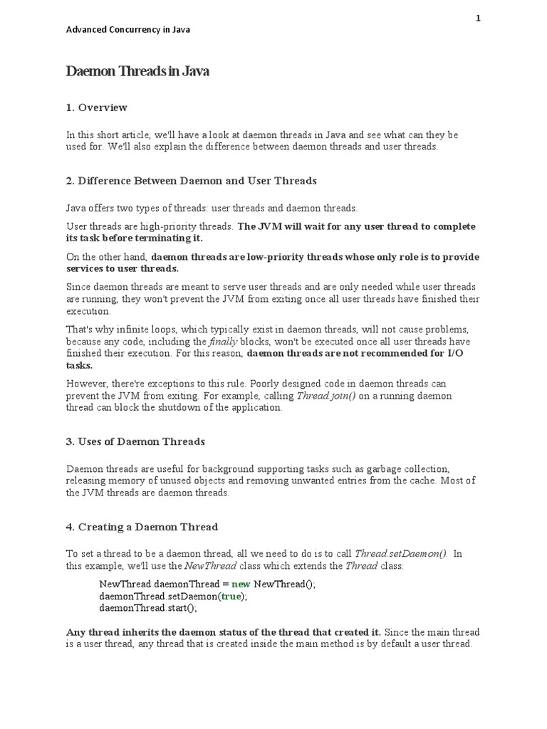 Advanced Concurrency in Java | PDF | Method (Computer Programming ... Advanced Concurrency in Java | PDF | Method (Computer Programming ...
