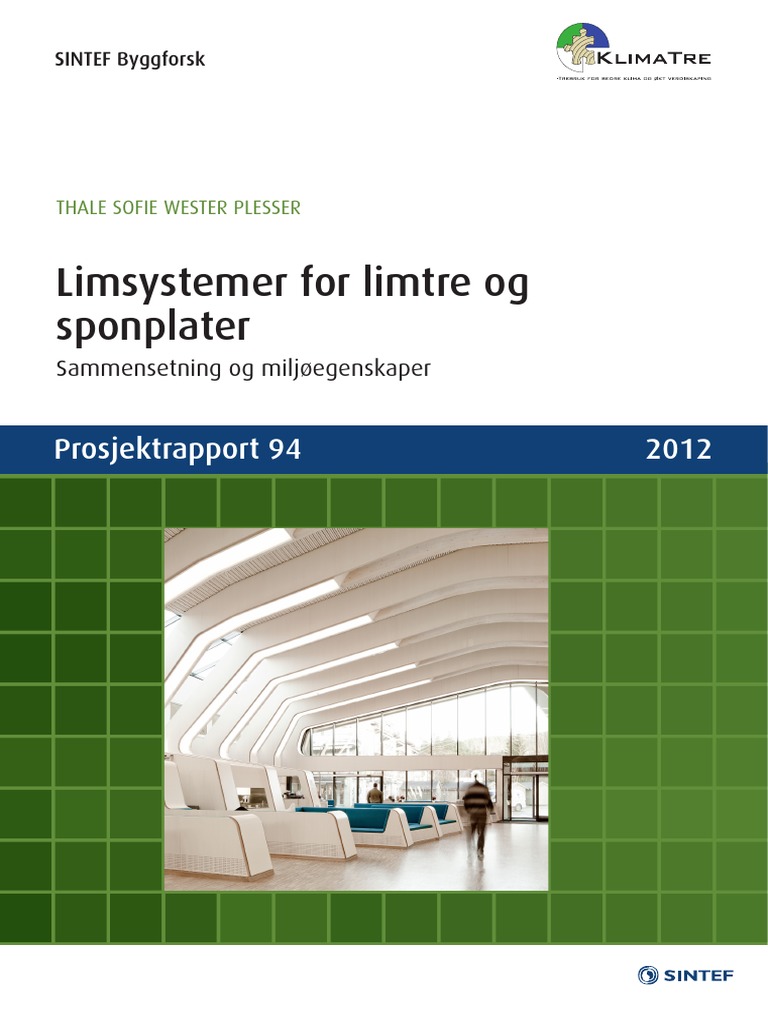 V - INFO - PUB - Utgivelser - Prosjektrapport - SINTEF Byggforsk Prosjektrapporter - SB Prrapp ...