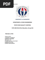 Analysis of Oils - Determination of Peroxide Value | PDF