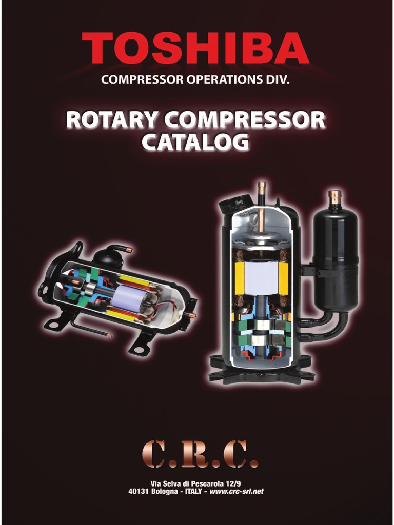 Toshiba Rotary Compressor Models for Various Applications | PDF | Pitch ...
