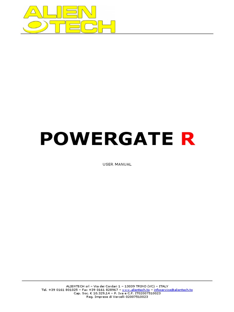 Powergate: User Manual | PDF | Personal Computers | Computer Architecture
