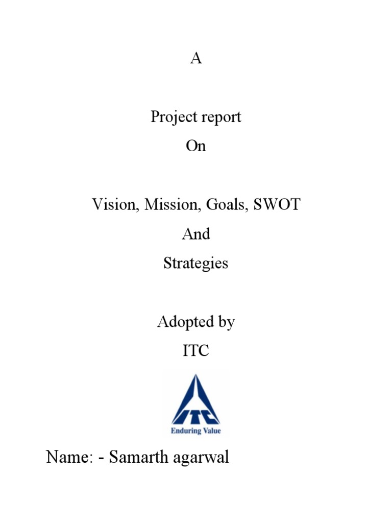 Swot Analysis of Itc | PDF | Taxes | Brand
