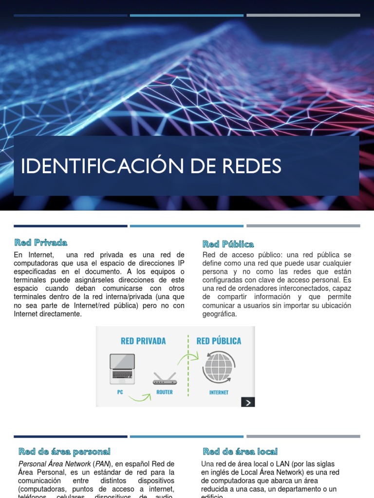Identificación de Redes | Download grátis PDF | Red de computadoras | Red de área amplia