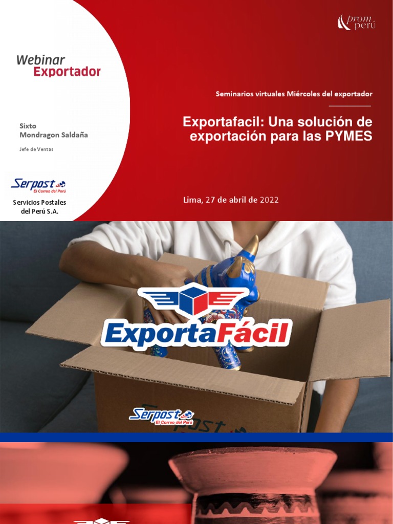 Exporta - Facil - Solucion - Exportacion - Pymes - 27 Abril 2022 | PDF ...