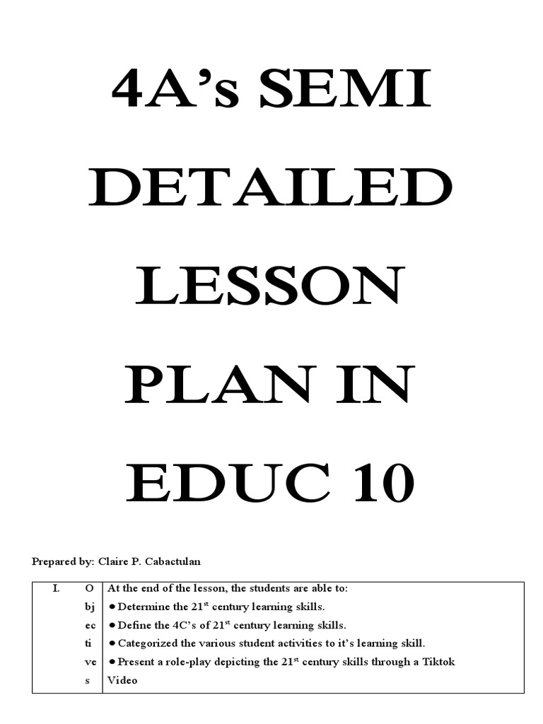 STS Lesson Plan | PDF | Creativity | Critical Thinking